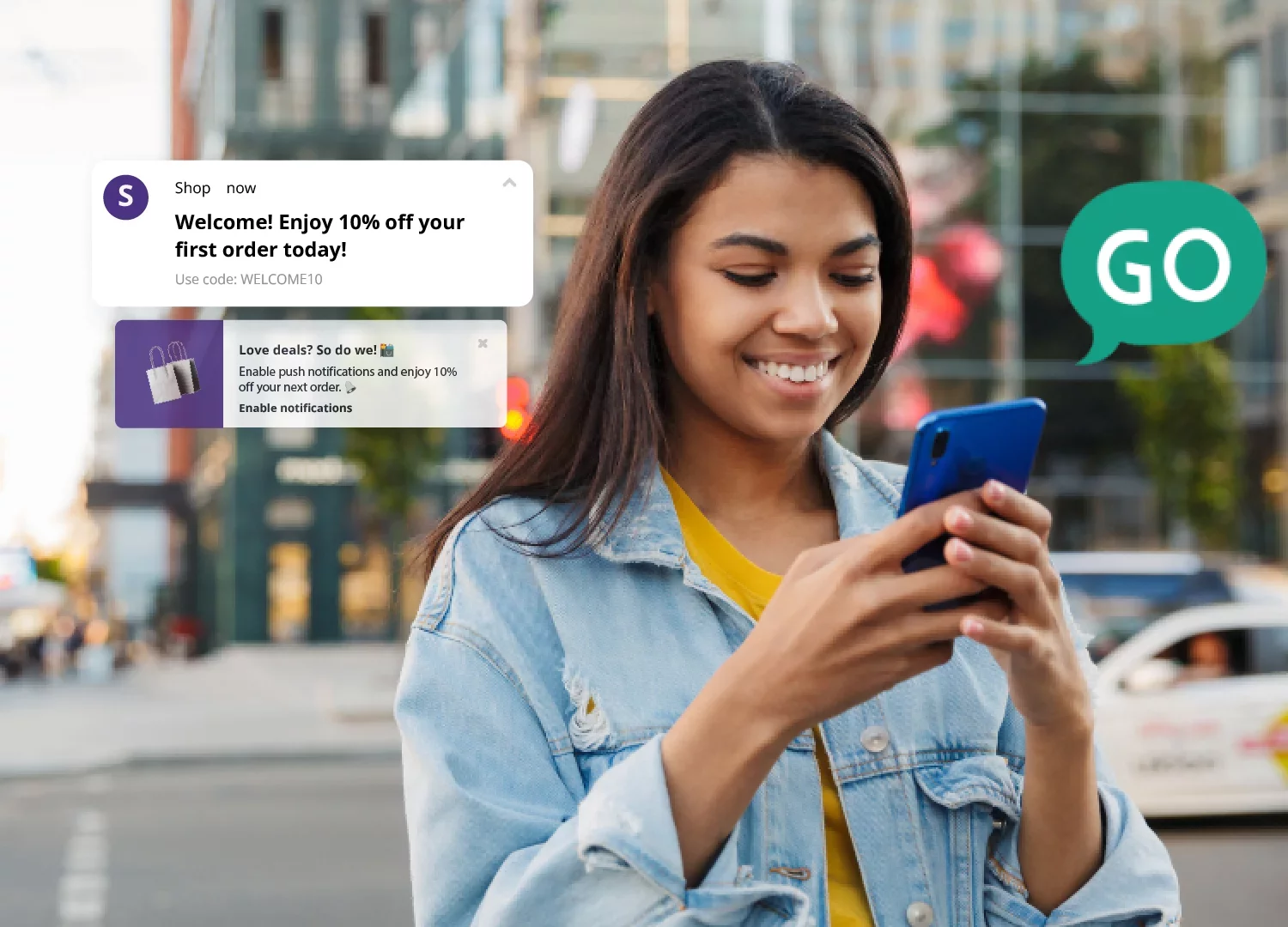 PushPushGo is a communication hub - PushPushGo